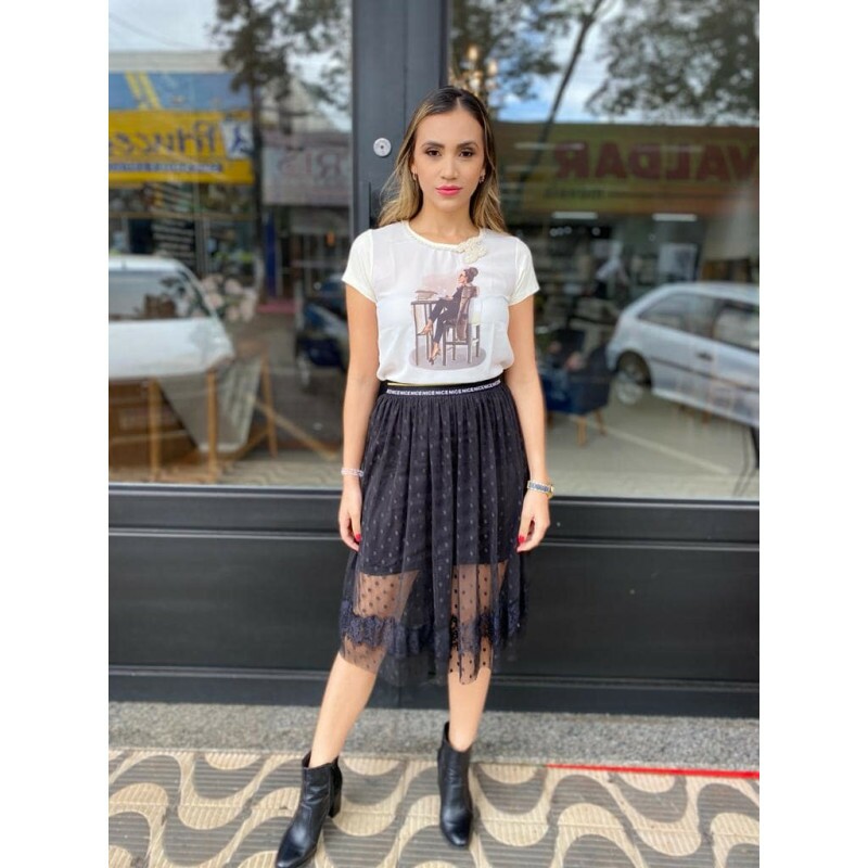 Blusa Moça Chanel Victoria's Princess
